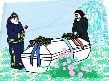 Begravning! Får jag ledigt då? – Arbetet