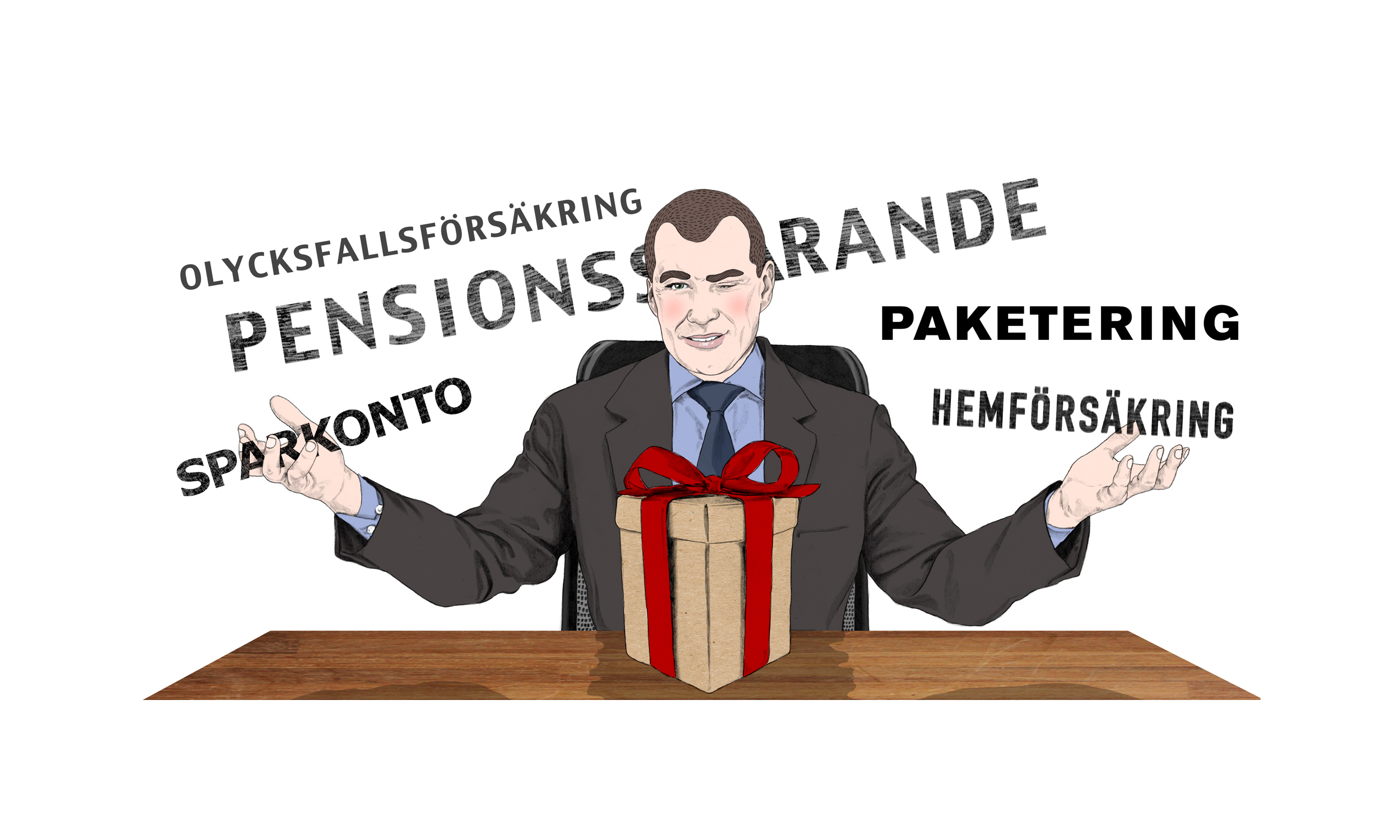 Se upp för bankens extratjänster – Arbetet