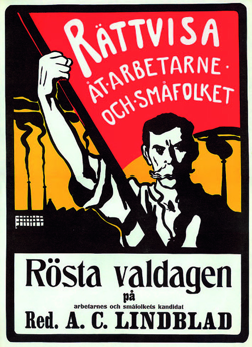 Ett århundrade av valaffischer – Arbetet