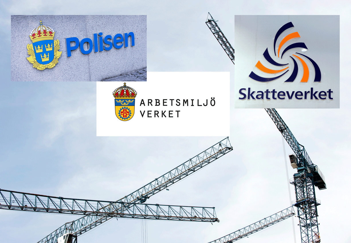 Razzia på byggen – många misstänkta brott – Arbetet