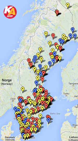 KA-kartan – Arbetet
