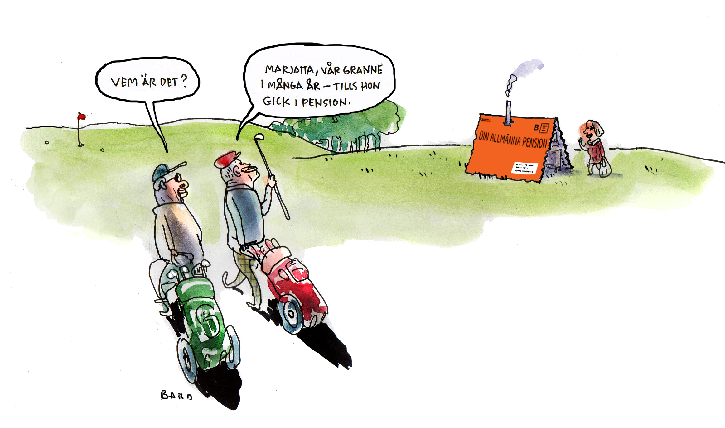 Ett kuvert ska inte skapa ångest – Arbetet