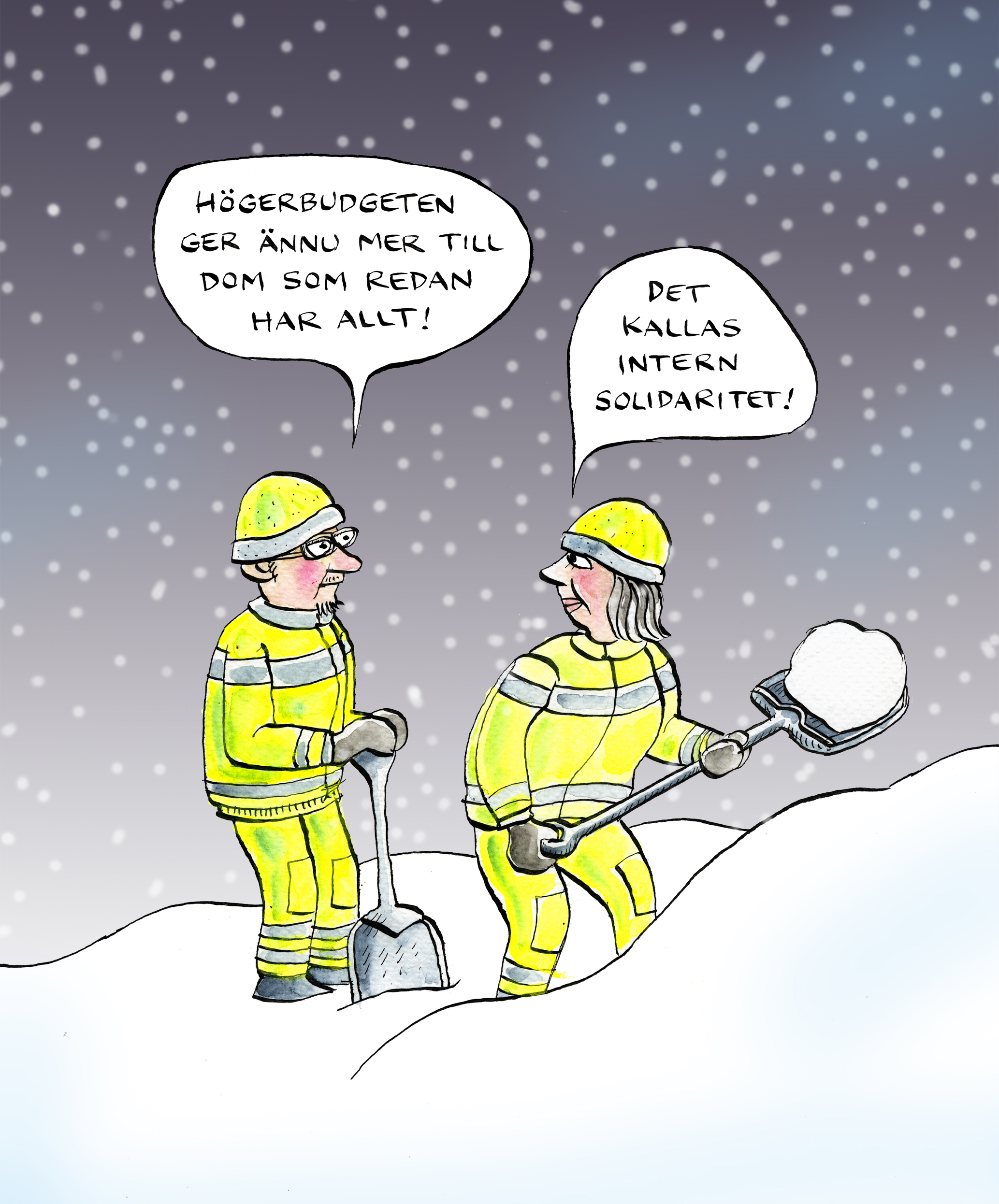 Intern solidaritet – Arbetet