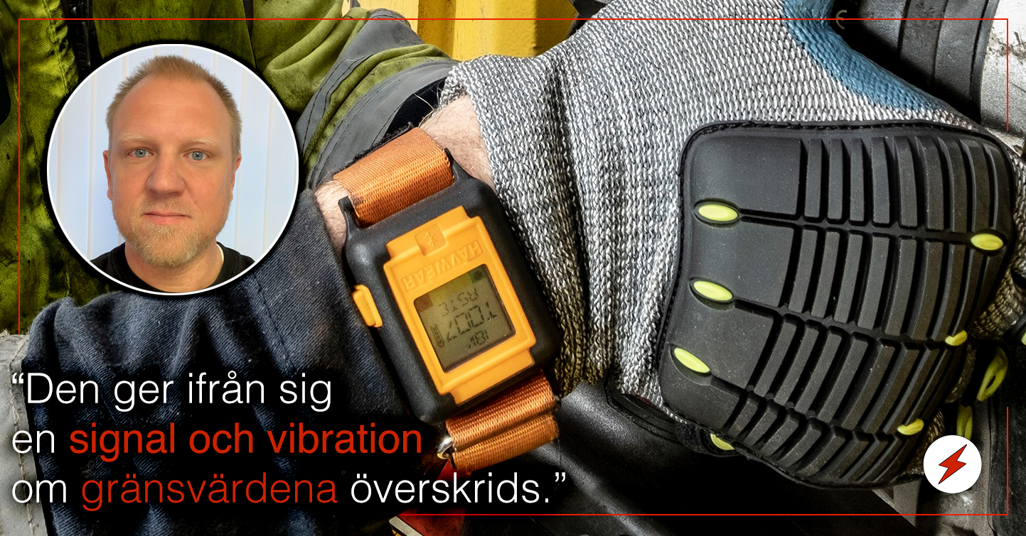 HAVwear: Klockan som varnar för vibrationer – Arbetet