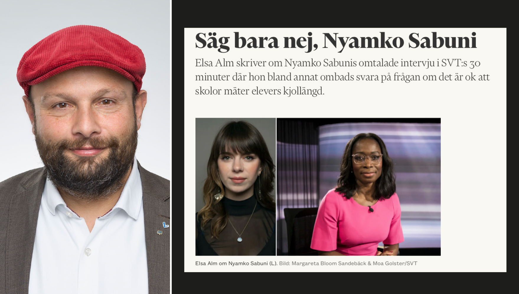 Ett nej är ett nej, Elsa Alm, även om svaret är långrandigt – Arbetet