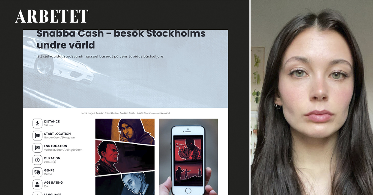 Litteratur blir inte tillgängligare av en Snabba Cash-stadsvandring ...