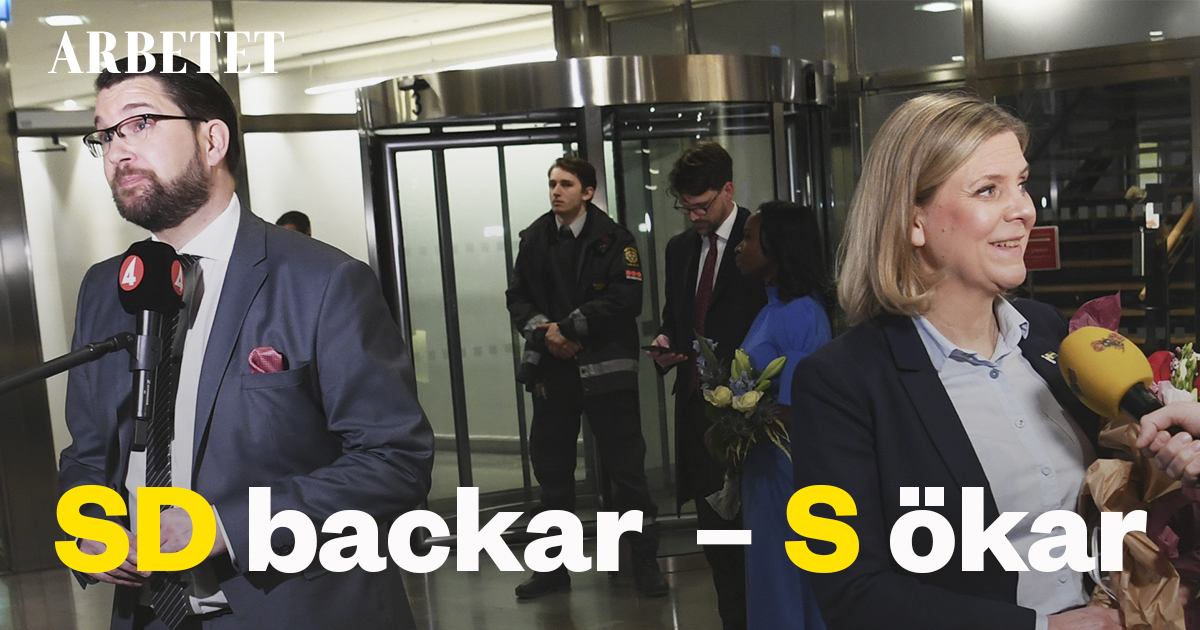 SCB: Socialdemokraterna rusar i opinionen – SD förlorar stöd sedan ...