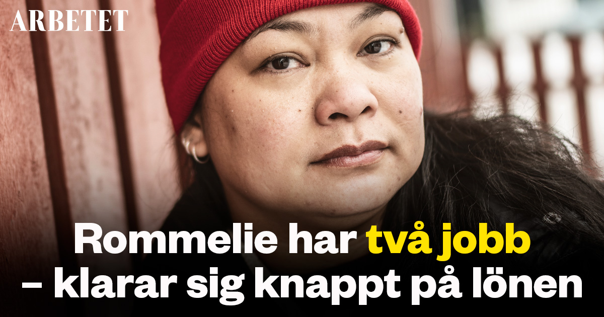 Rommelie Zerrudo har två jobb – klarar sig knappt på lönen – Arbetet