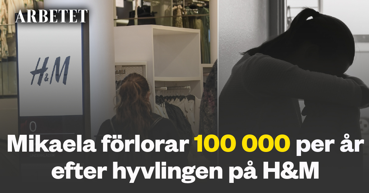 Mikaela förlorar 100 000 om året om hon tackar ja till H&M:s hyvling av ...