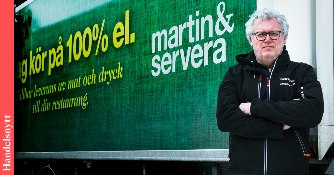 Laddade leveranser när Martin & Servera byter till ellastbilar – Arbetet