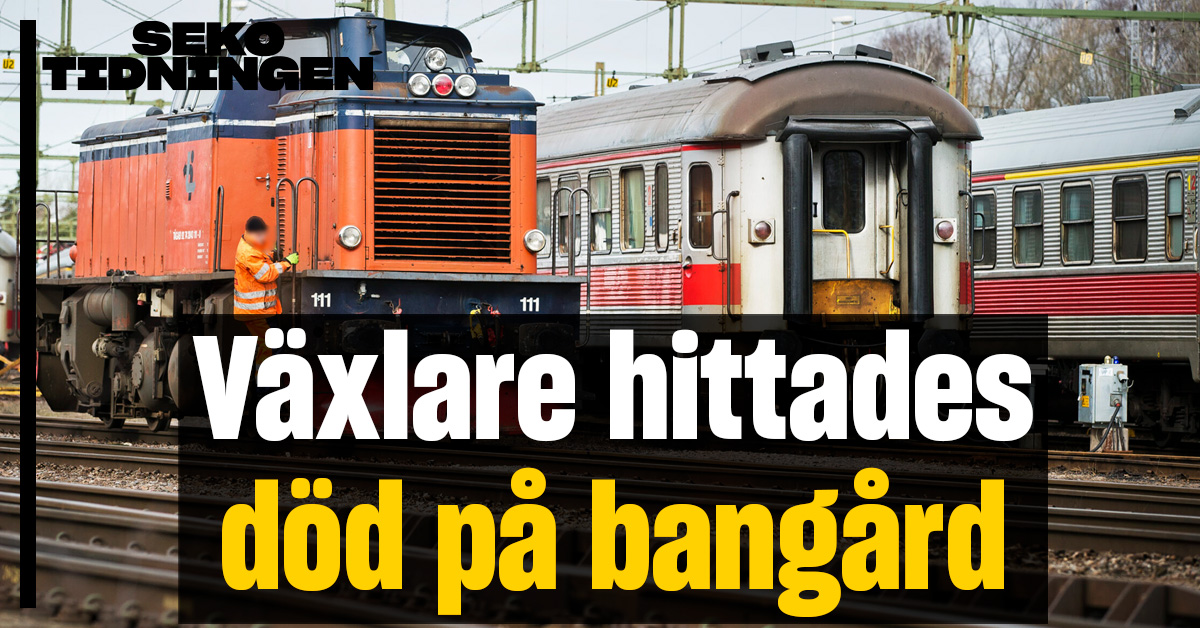 Växlare på Tågab i Kristinehamn död i olycka – hittades på bangården ...