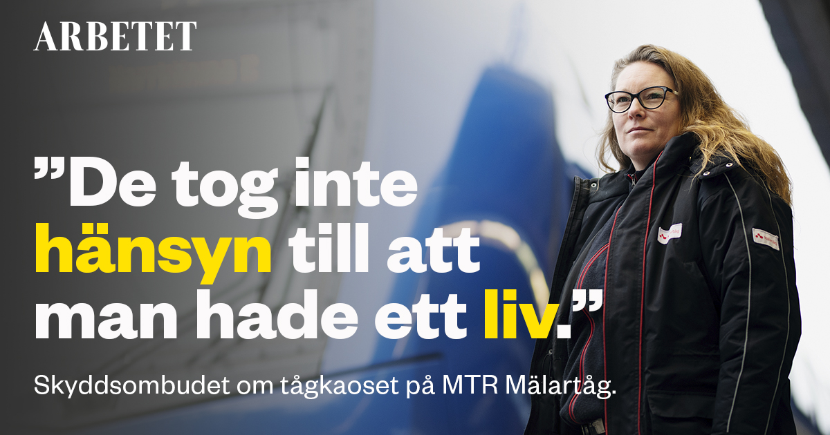 Skyddsombudet på MTR Mälartåg: Förstår att tågvärdar säger upp sig ...