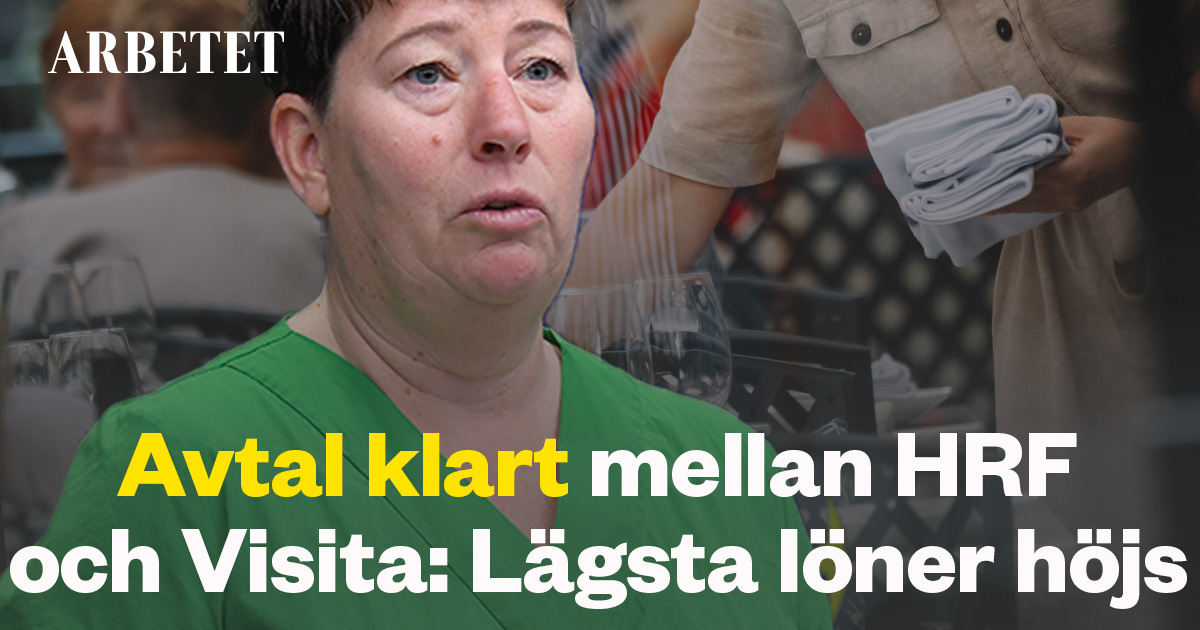 Avtal klart mellan HRF och Visita: Lägsta löner höjs – Arbetet