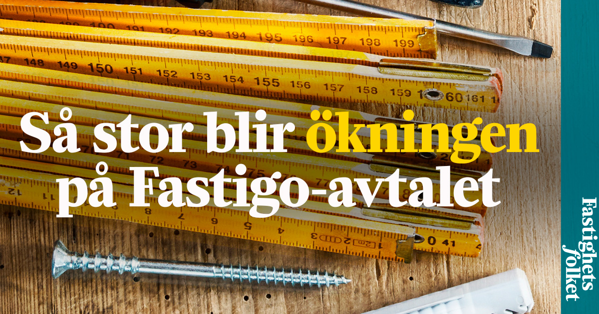 Fastighetsskötare på Fastigos avtal får 2300 kronor i löneökning – Arbetet