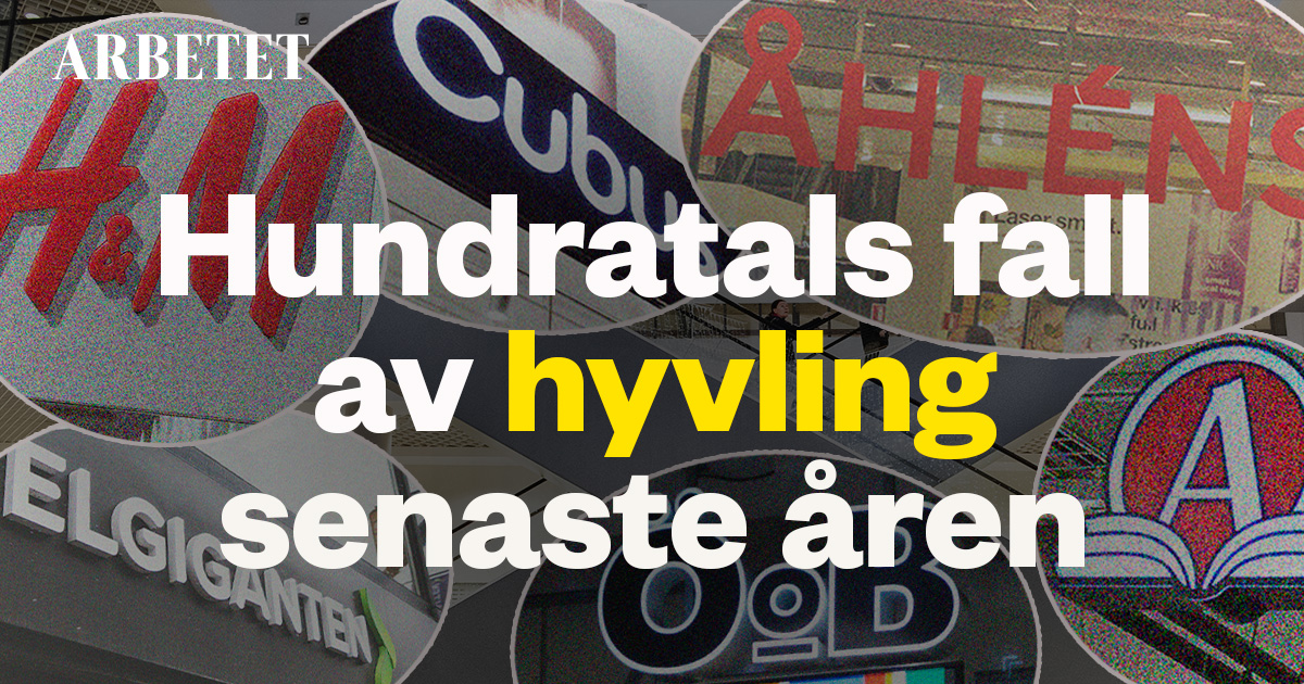 Hundratals fall av hyvling på stora butikskedjor: ”Ett satans otyg ...