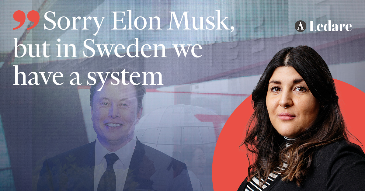 Sorry, Elon Musk but in Sweden we have a system – rätt av IF Metall att ...