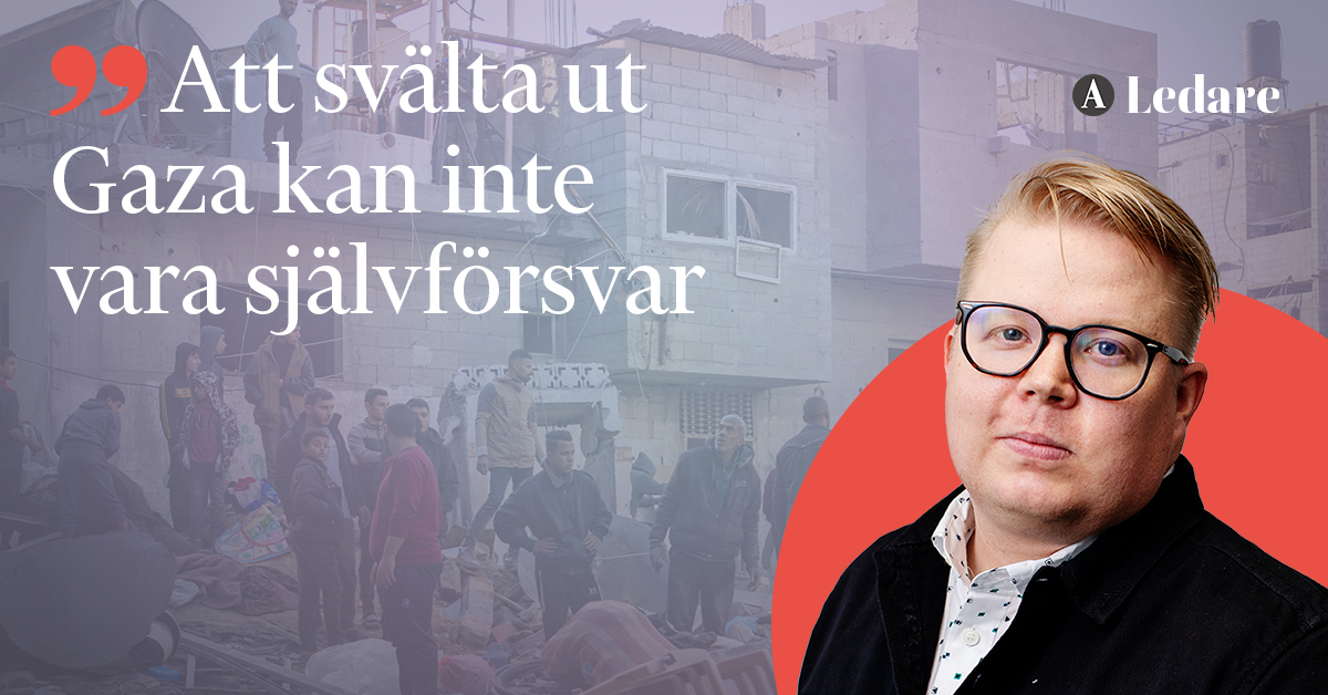 Att svälta ut Gaza kan inte vara självförsvar – Arbetet
