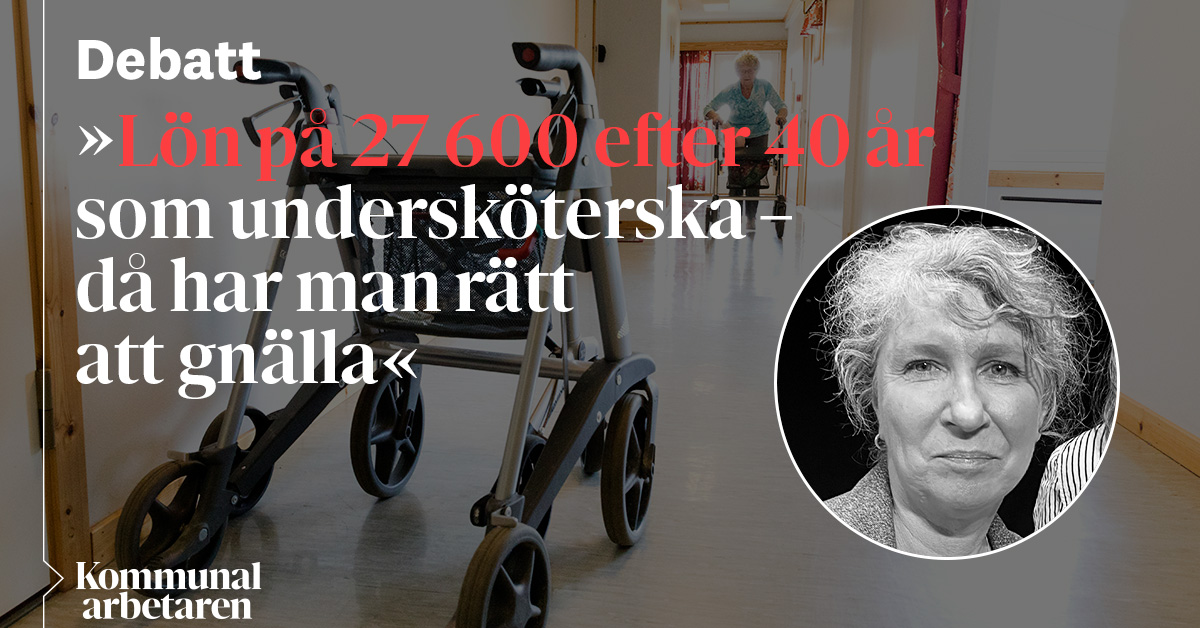 Knappast personalens gnäll som förstör äldreomsorgens rykte – Arbetet