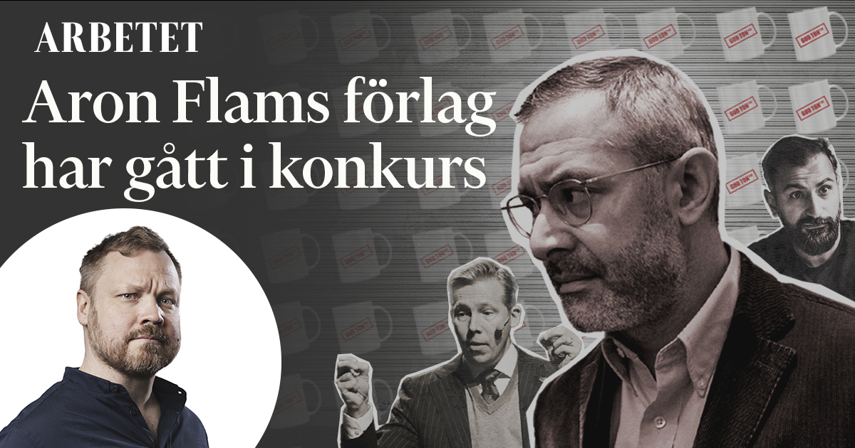 Aron Flams förlag har gått i konkurs – Arbetet
