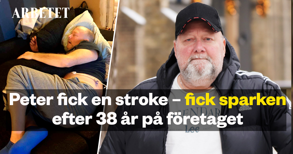 Peter fick en stroke – sparkades efter 38 år på Bravida: ”Fult sätt” – Arbetet