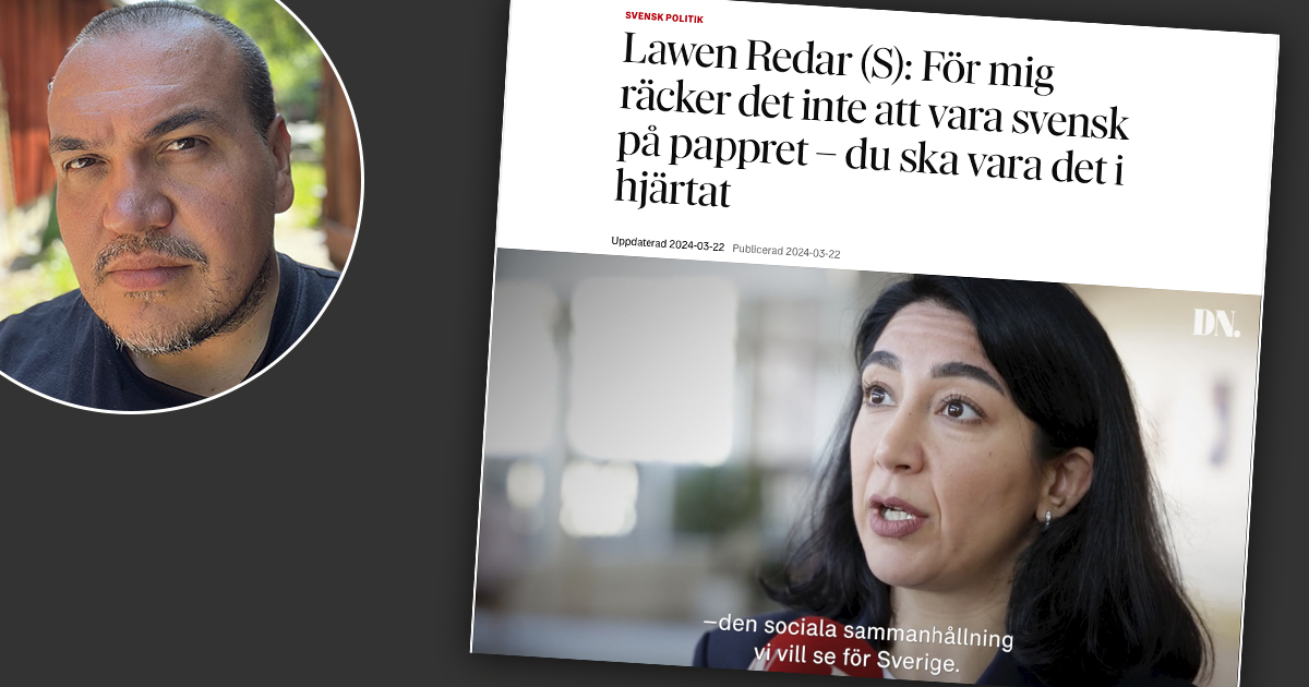 Hur blir man svensk i ett krossat hjärta, Lawen Redar? – Arbetet