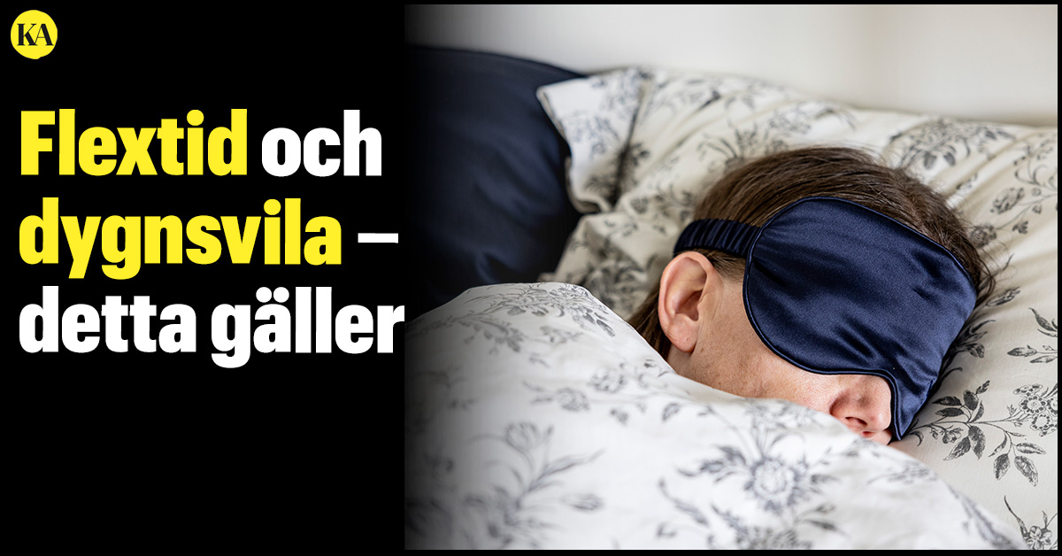 Flextid och dygnsvila – detta gäller – Arbetet
