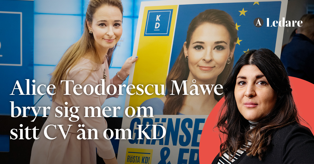 Alice Teodorescu Måwe är varken känd eller populär – Arbetet