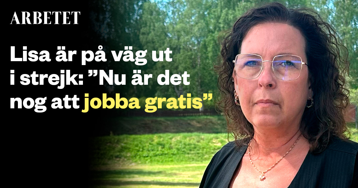 Sjuksköterskan Lisa på väg ut i strejk: ”Nu är det nog att jobba gratis ...