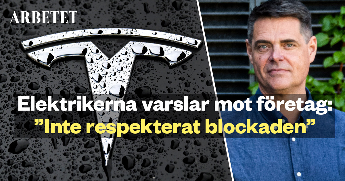 Varsel dras tillbaka i Teslakonflikten – Elektrikerna överens med ...