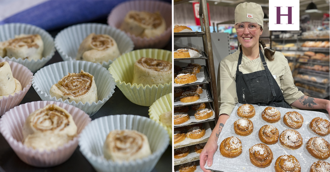 Ica-Mikaela säljer 5 000 bullar på kanelbullens dag: ”Vi gräddar till ...