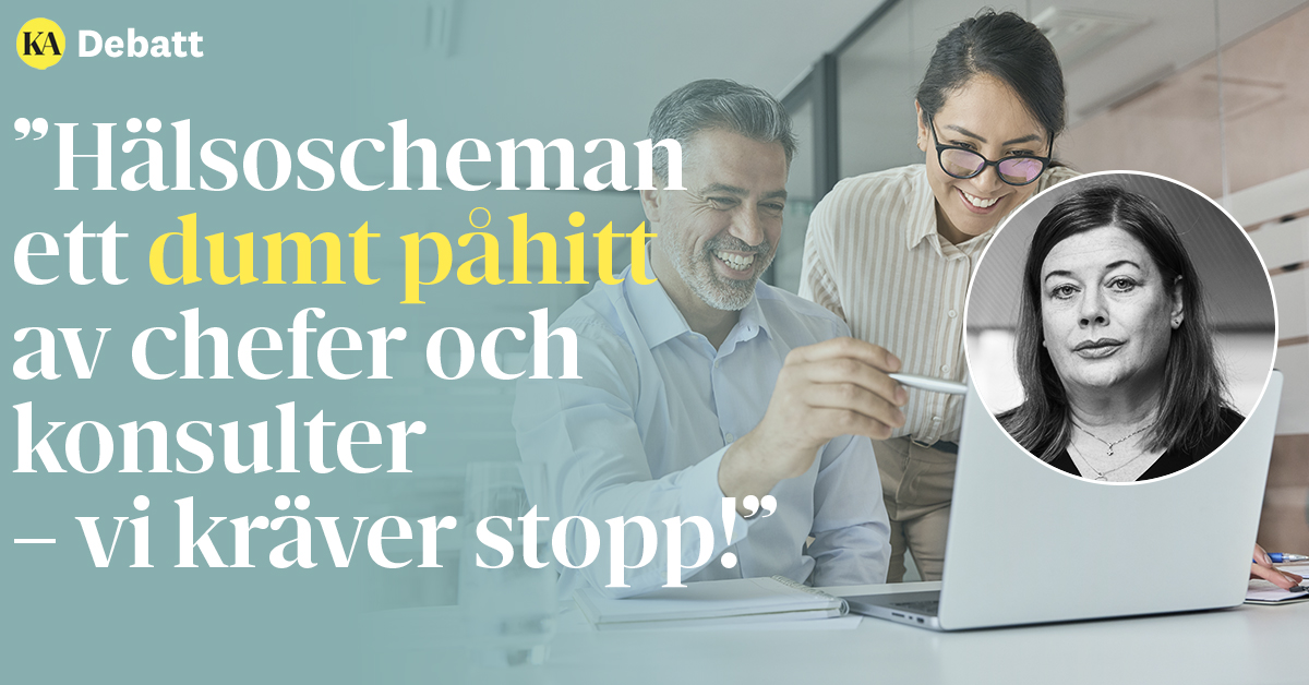 Hälsoscheman ett dumt påhitt av chefer och konsulter – Kommunal kräver ...