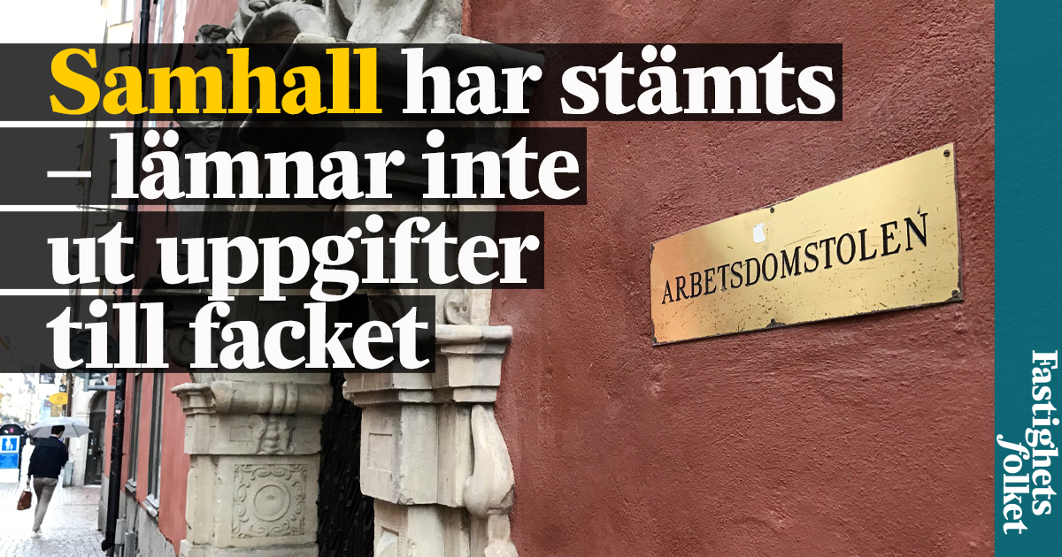 Samhall har stämts av IF Metall – lämnar inte ut uppgifter till facket ...
