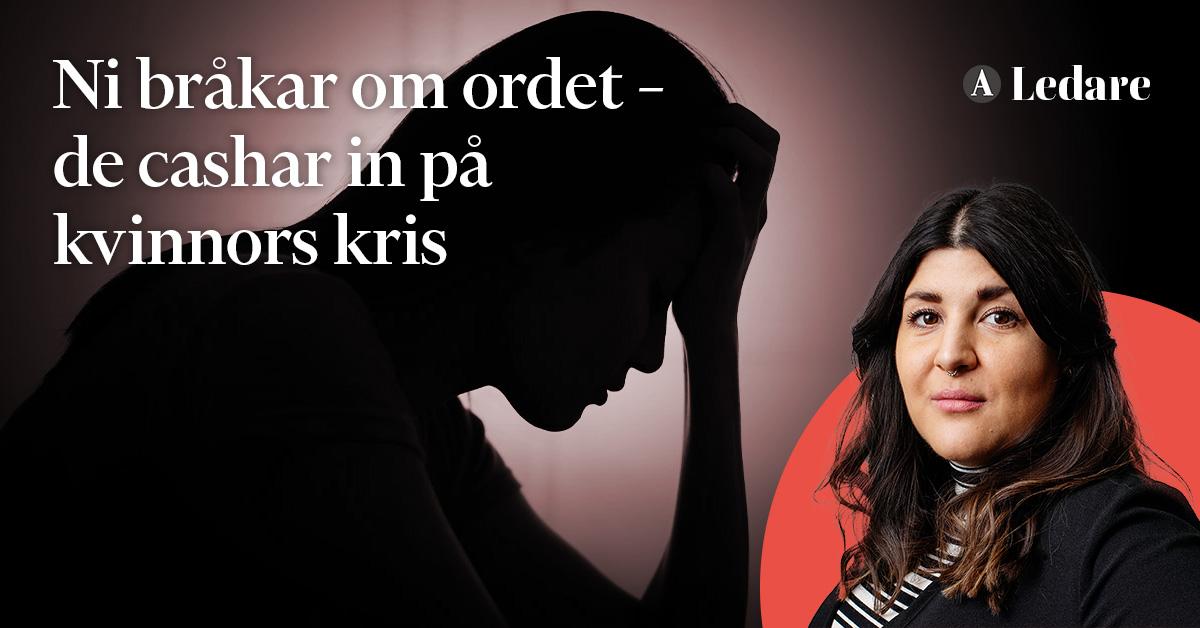 Ni bråkar om ordet – de cashar in på kvinnors kris – Arbetet