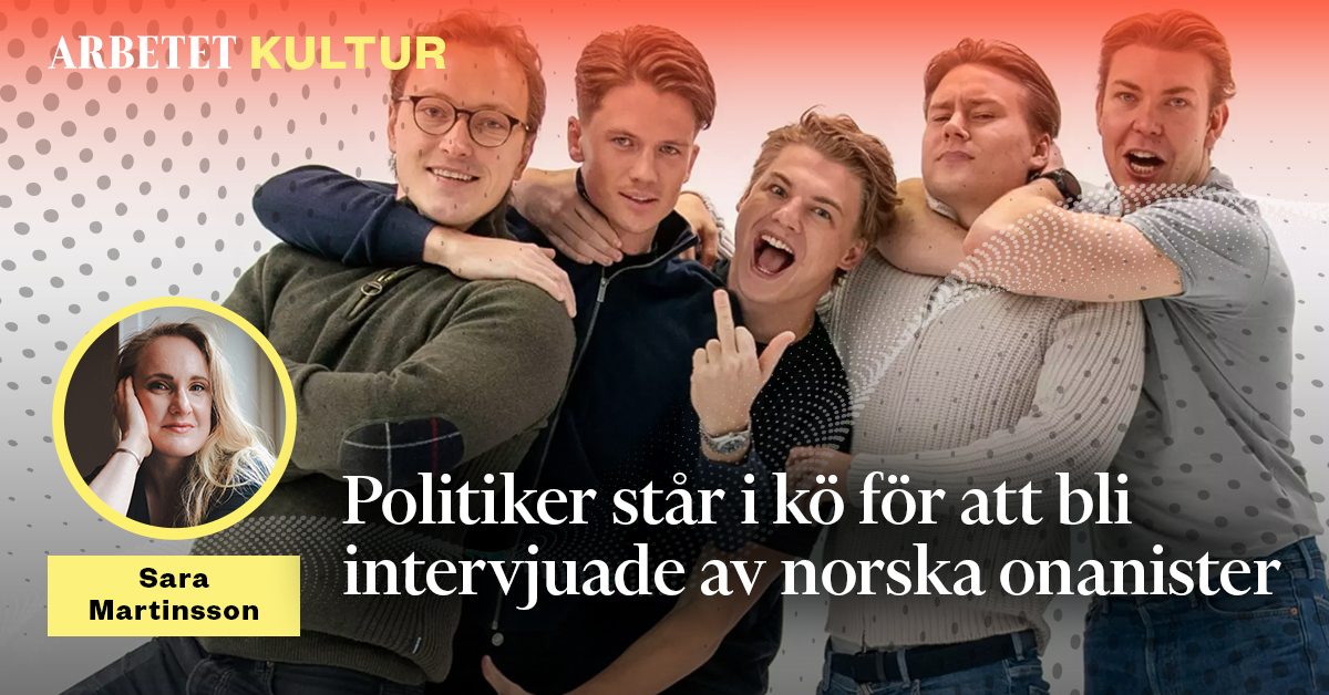 Politiker står i kö för att intervjuas av norska onanister – Arbetet