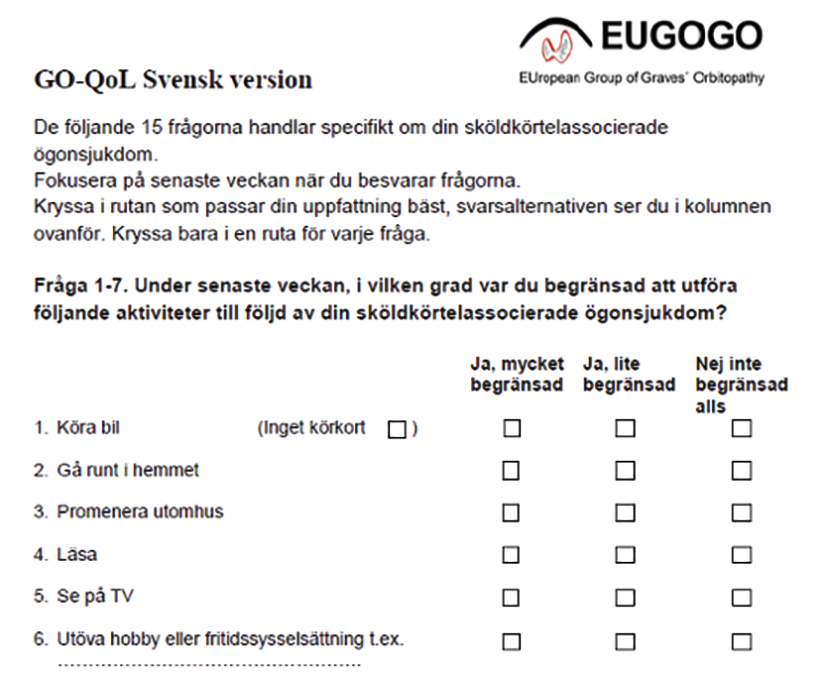 Endokrin oftalmopati ur fyra olika perspektiv – Läkartidningen