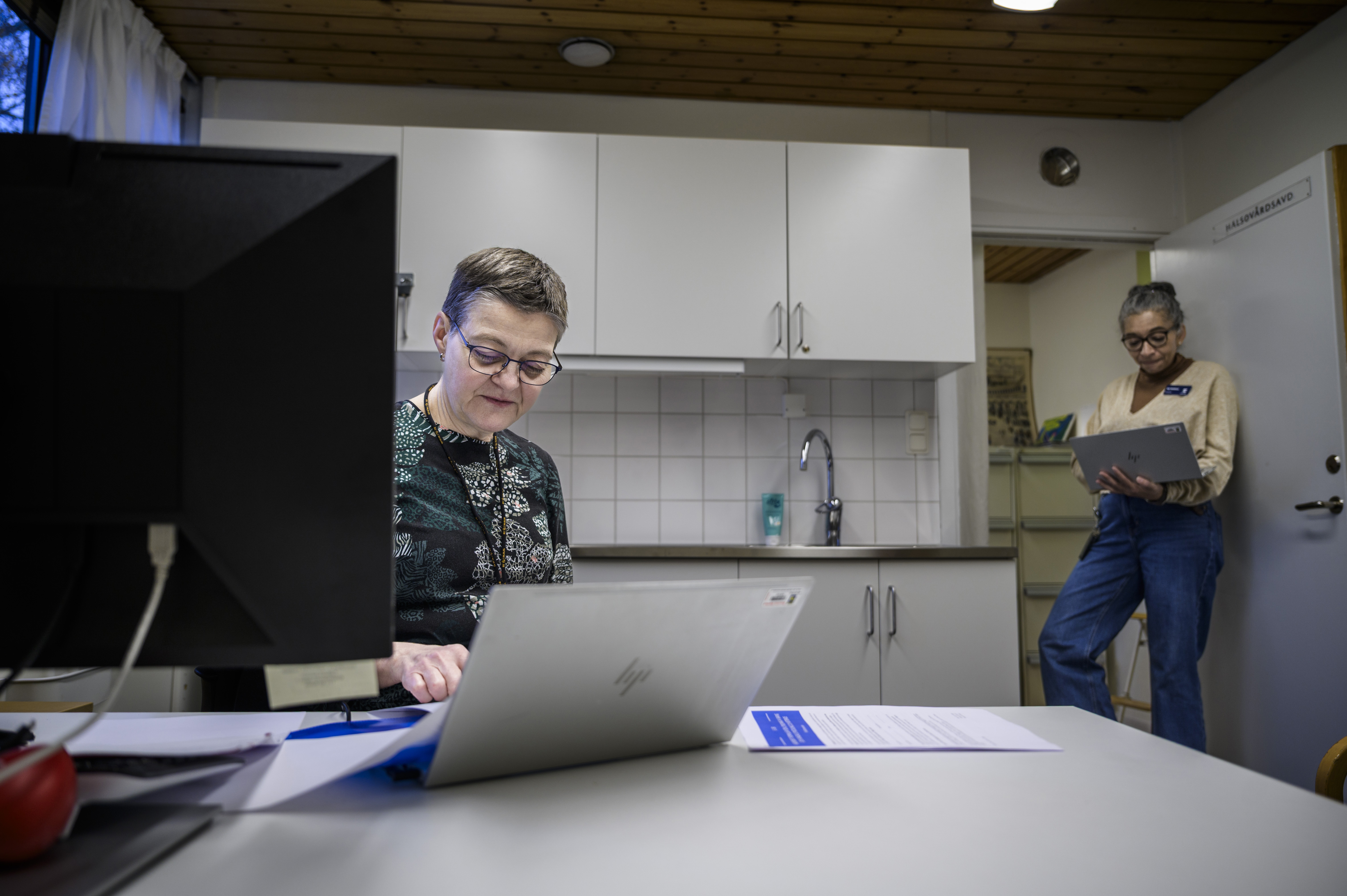 Skolläkare Helka Widengren: »Viktigt träffa elever i ett tidigt skede ...